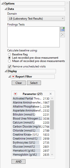 Findings Shift Tables