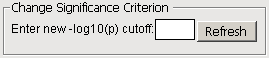 Change Significance Criterion