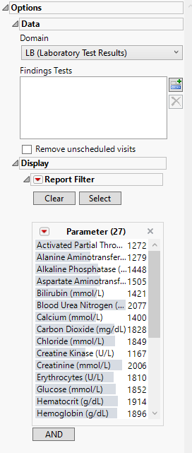 Findings Shift Tables