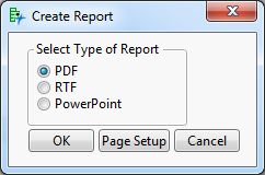 Create Static Report for Review...