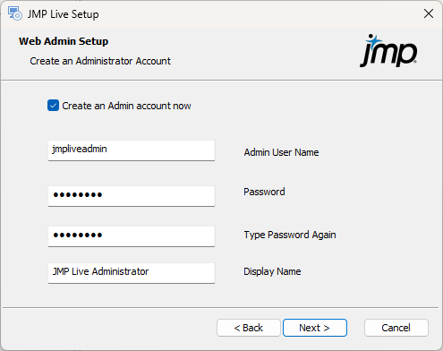 JMP Live Installation Help