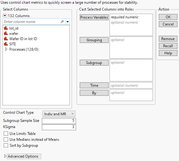 Launch the Process Screening Platform